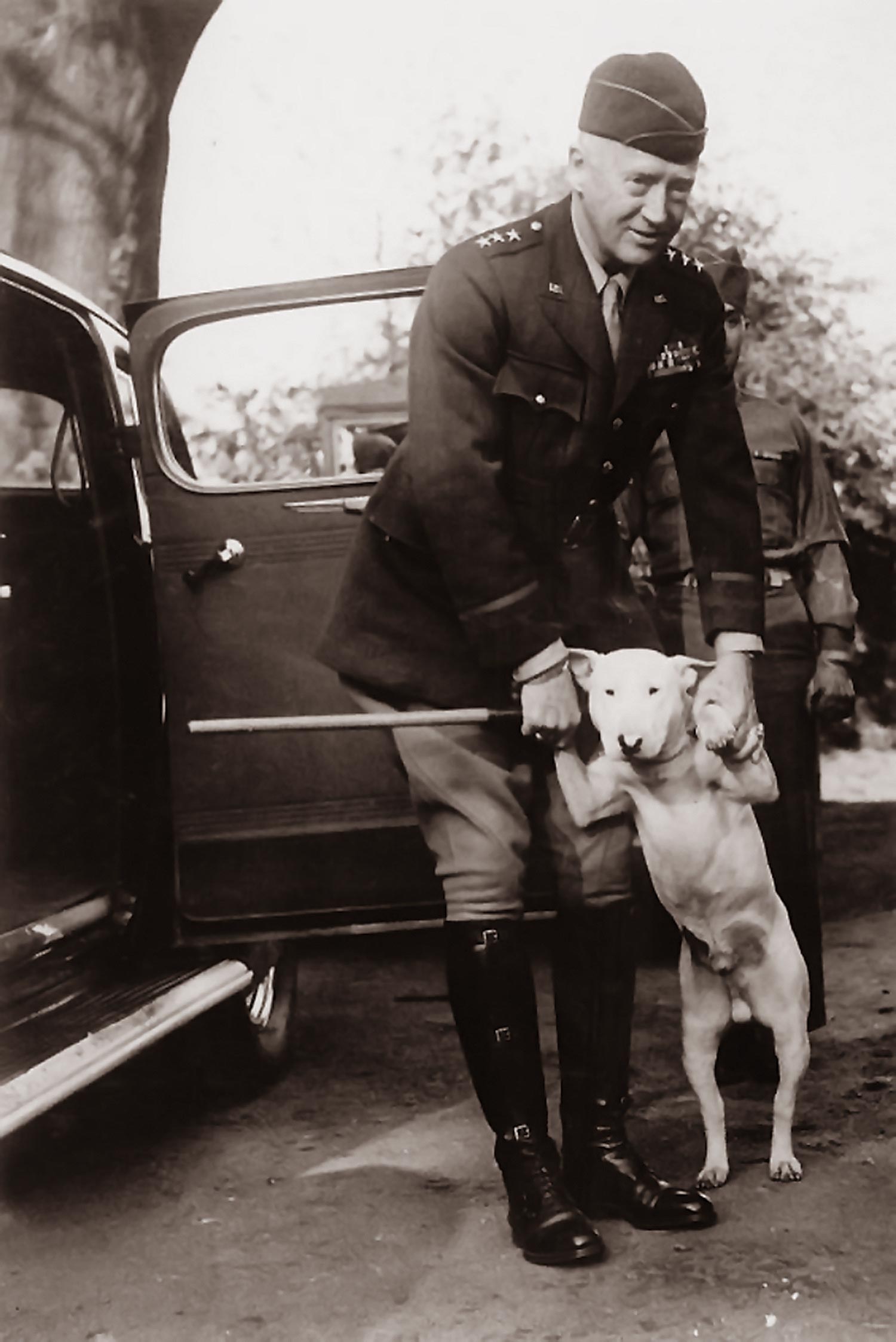 General Patton's canine companion, 1946 | Farbound.Net