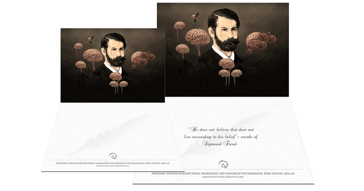 Greetings Cards with Genuine Quotes by Sigmund Freud | Farbound.Net