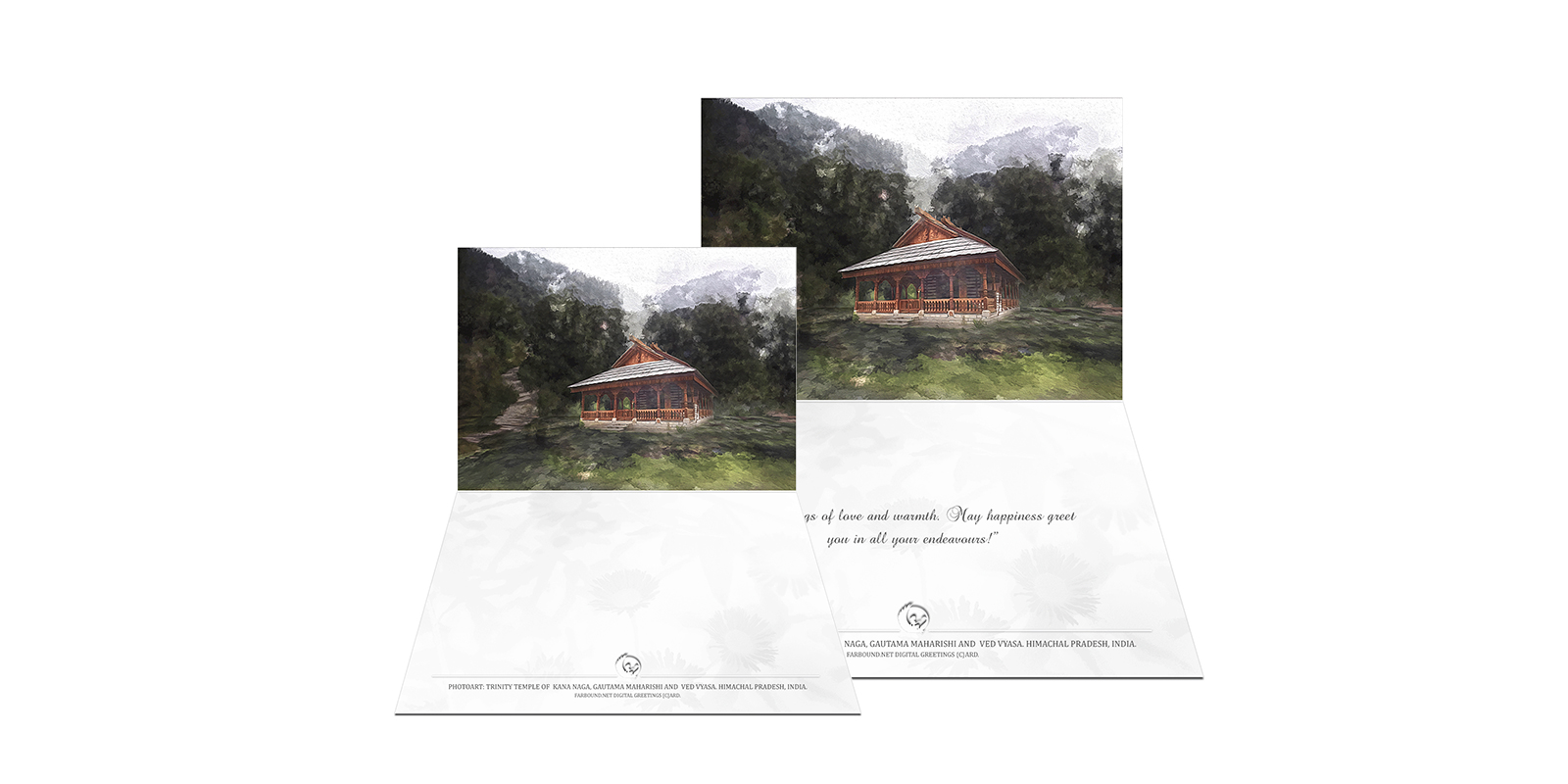 Greetings Card/Festive Card, blessings of Devta Kana Naga. | Farbound.Net